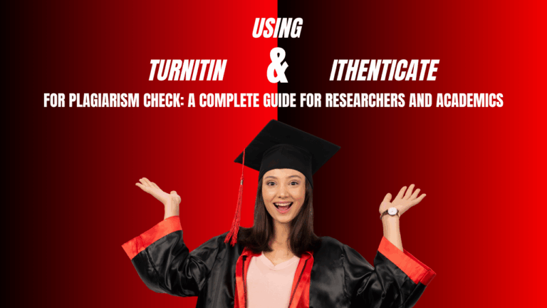 Using Turnitin and iThenticate for Plagiarism Check - Kenfra Research